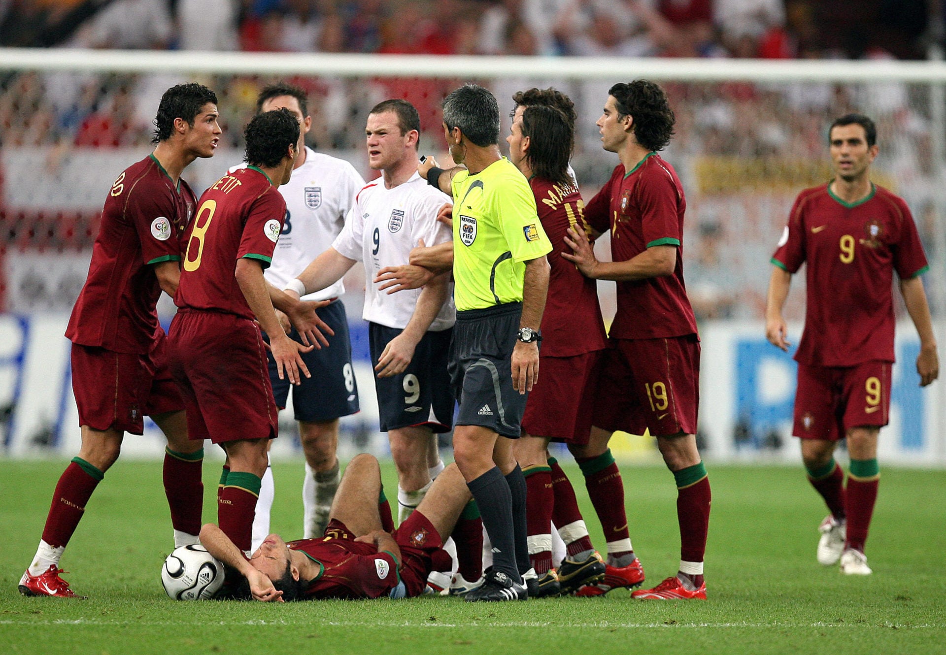 Ronaldo's wink and Portugal penalties broke England at 2006 World Cup
