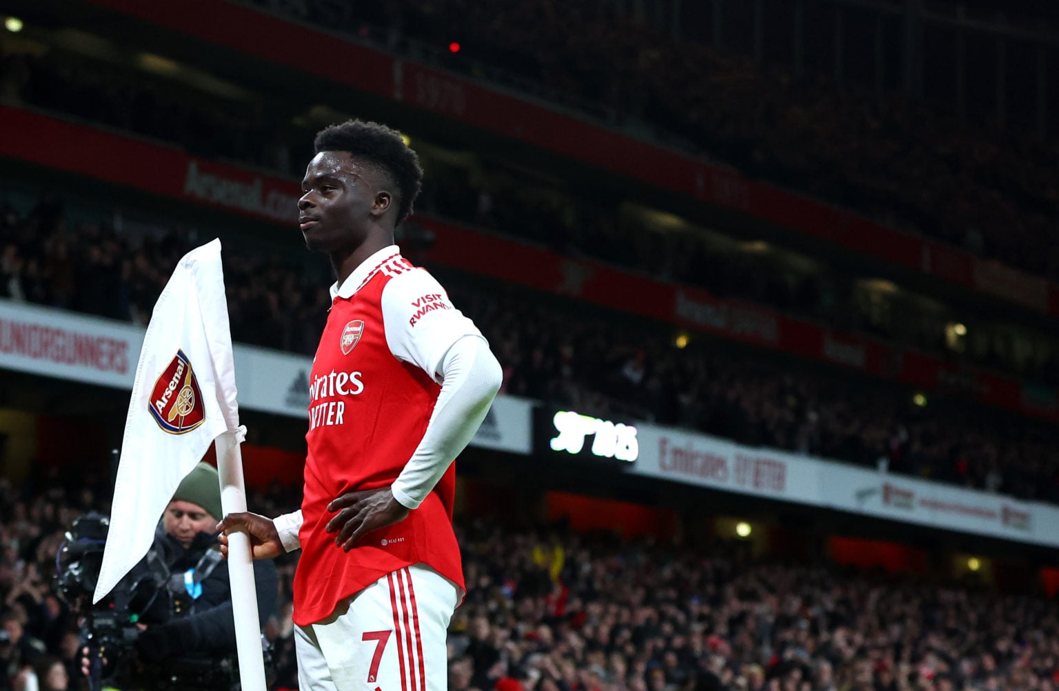 New Bukayo Saka chant heard coming from Arsenal fans before 4-0 win