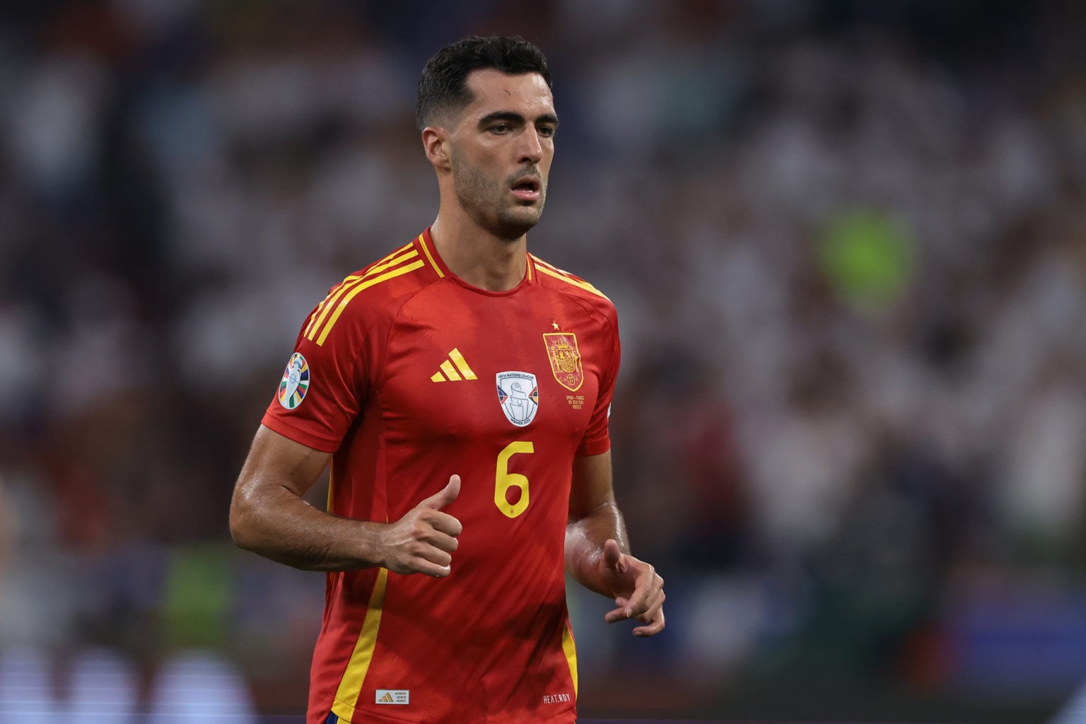 Mikel Merino arrives for Real Sociedad training amid Arsenal interest