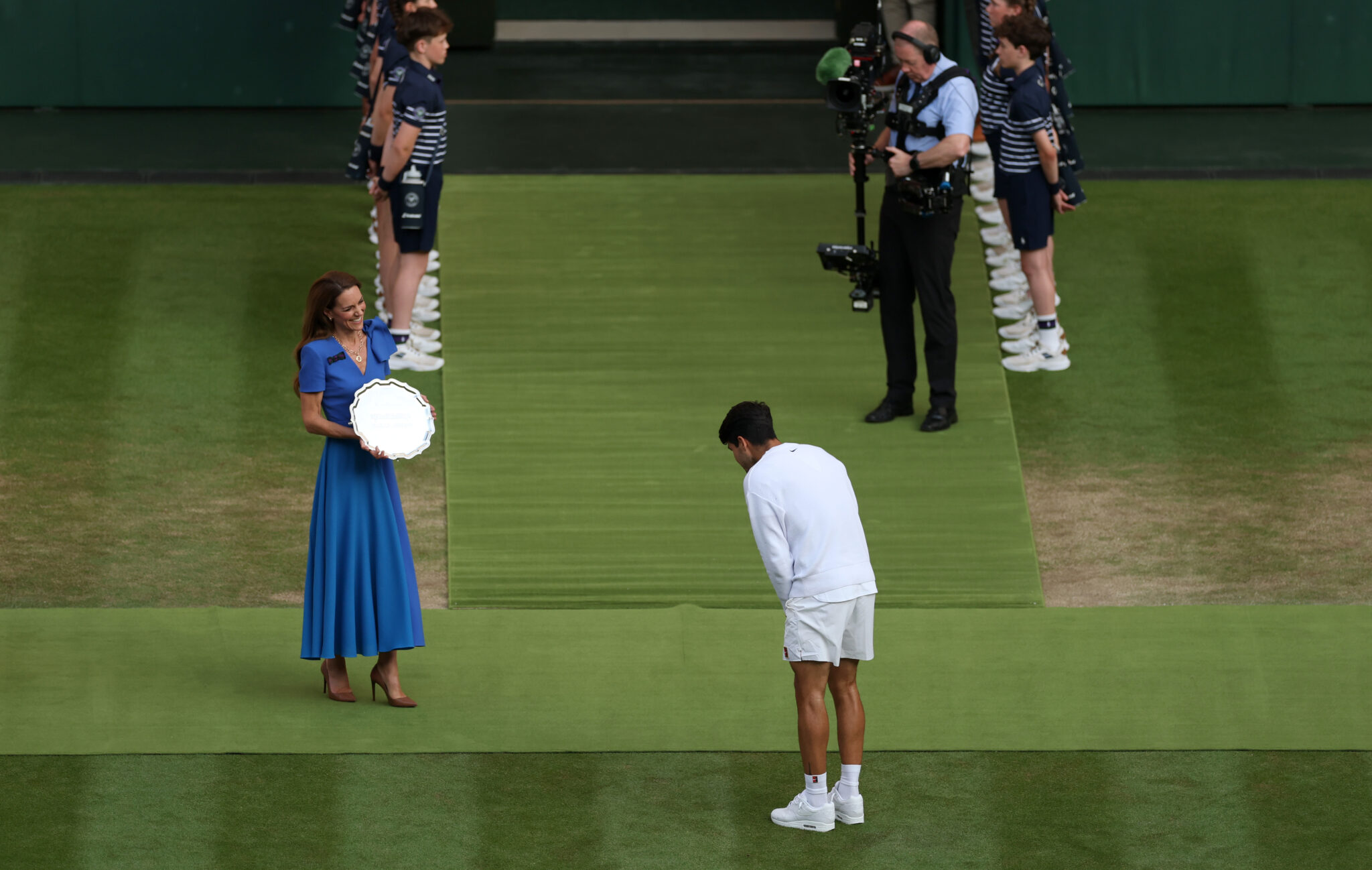 What Princess Kate said to Carlos Alcaraz after he lost the Wimbledon ...