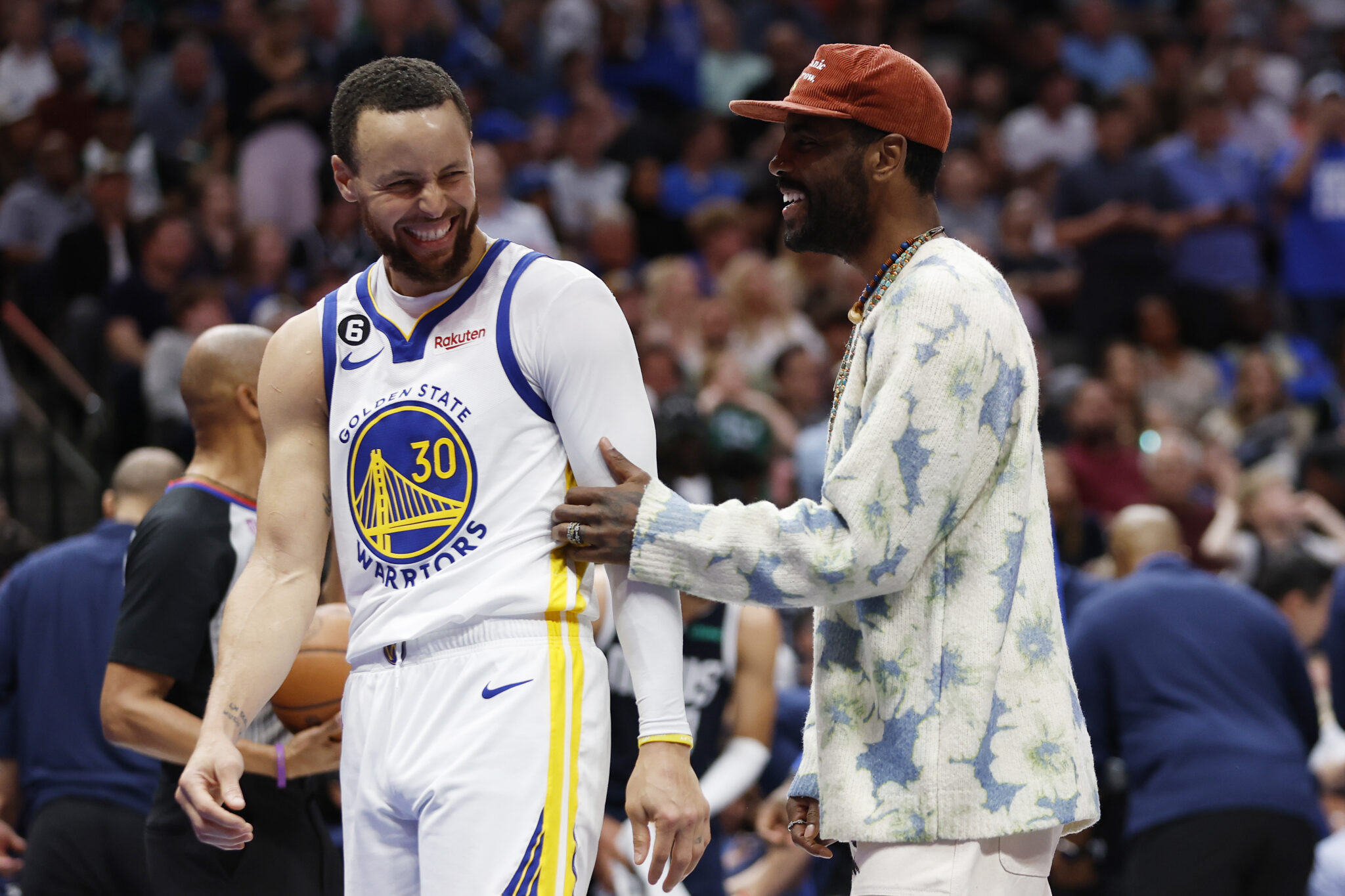 Kyrie Irving's 'best brand' pitch to recruit Steph Curry to ANTA is ...