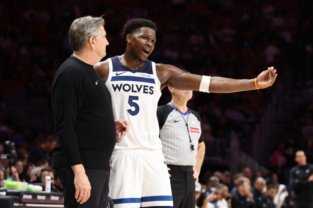 Mike Conley reveals he calms Anthony Edwards down when Timberwolves ...