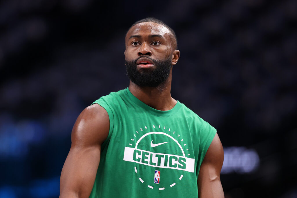 Jaylen Brown makes fun of Donald Trump for falling asleep during Knicks ...