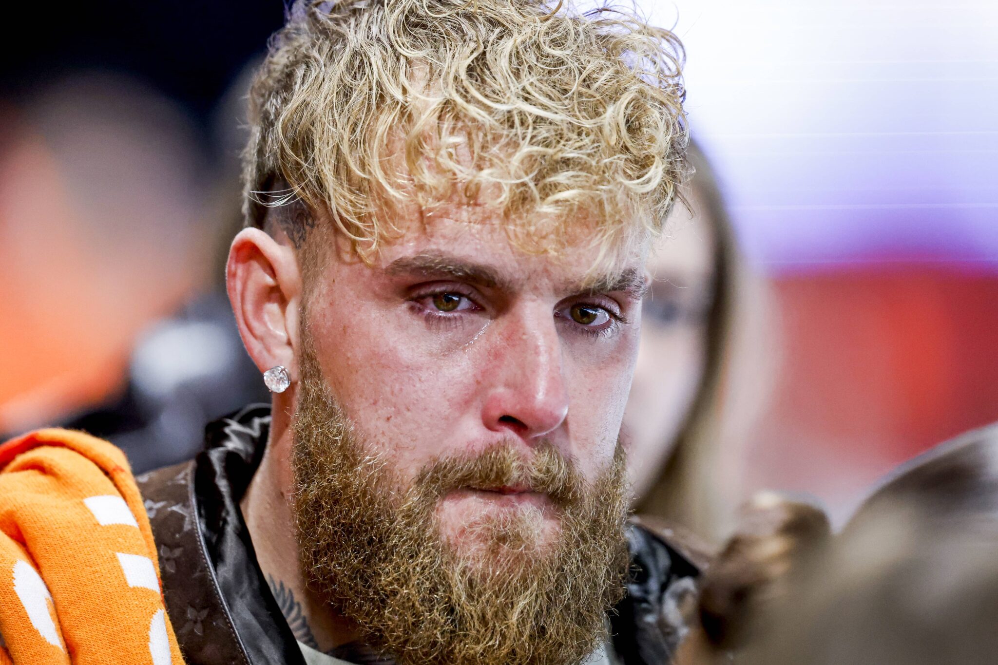Why was Jake Paul crying after Jutta Leerdam's 2026 Winter Olympics event