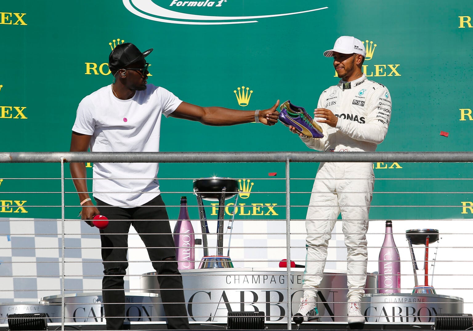 Usain Bolt tells Lewis Hamilton why it will be ‘a challenge’ to win an ...