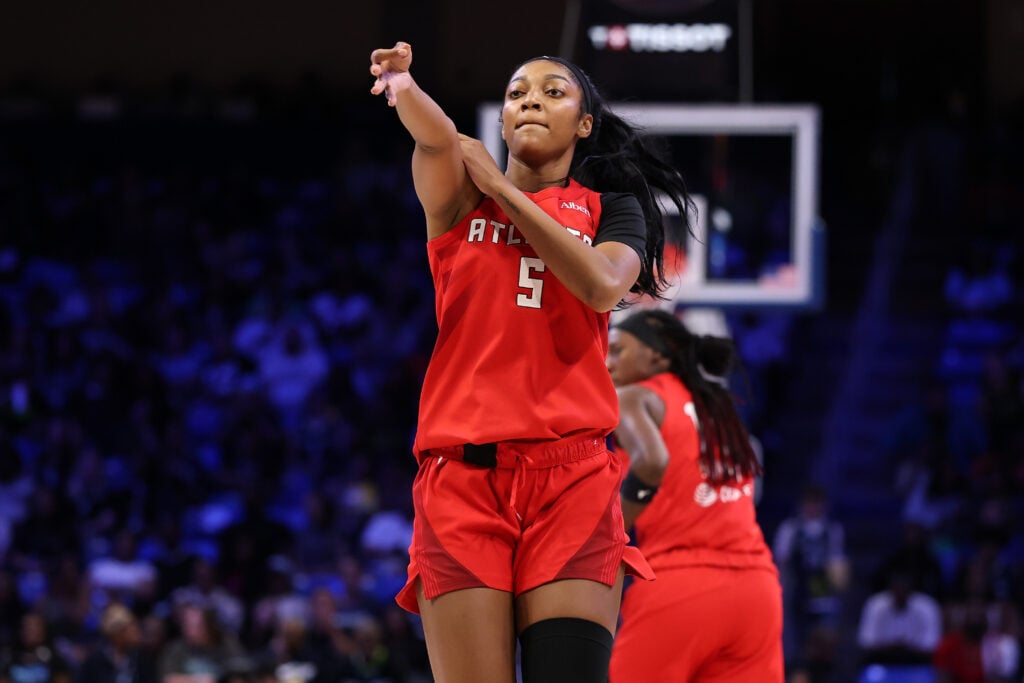 WNBA fans brutally mock Angel Reese's viral three-point shot practice video