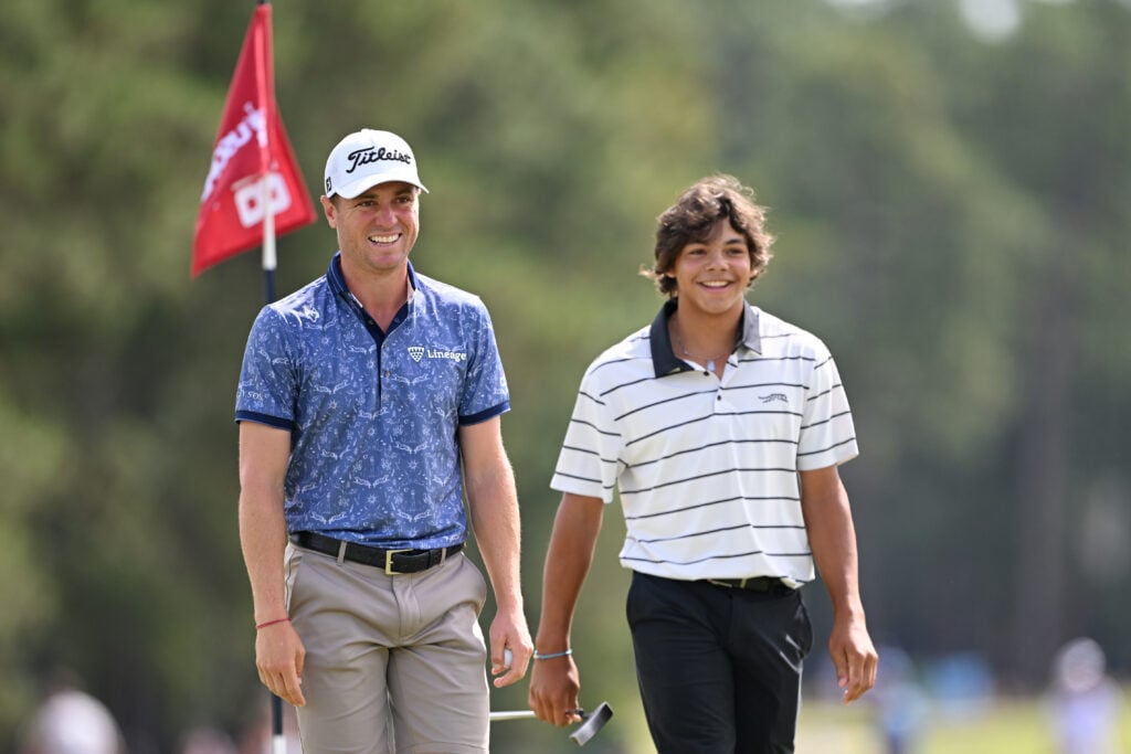 Charlie Woods could make a surprise appearance at the US Open as caddie