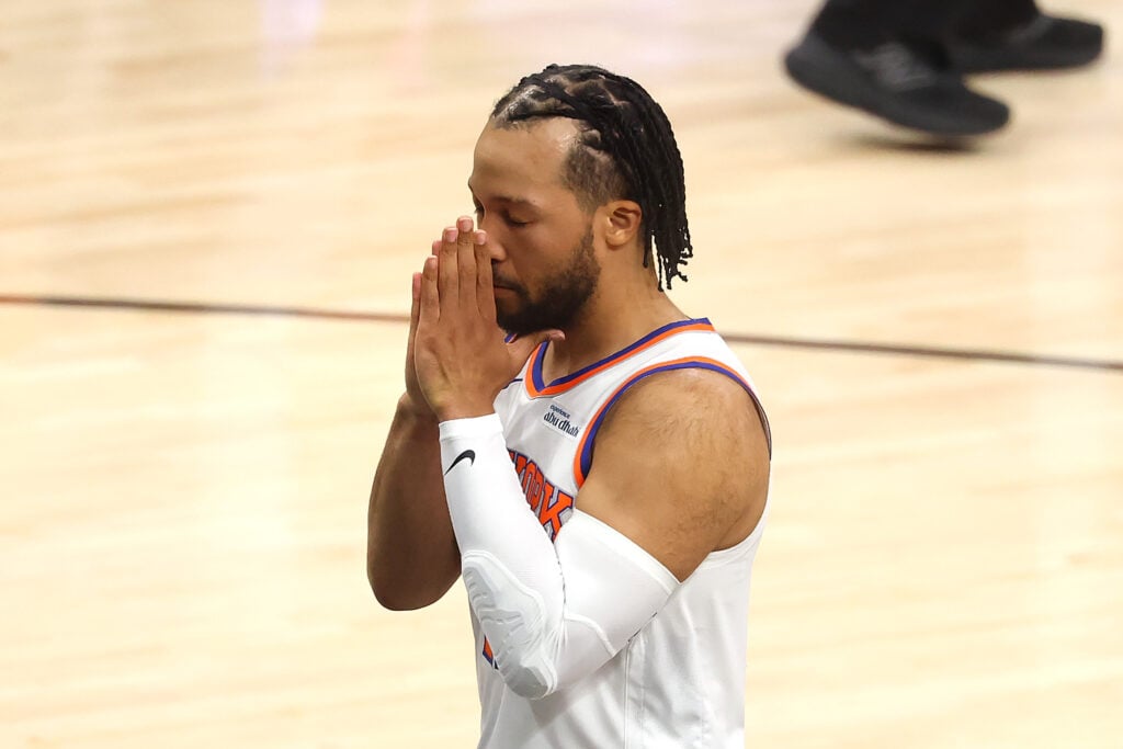 New York Knicks fans slam Victor Wembanyama for hitting Jalen Brunson ...