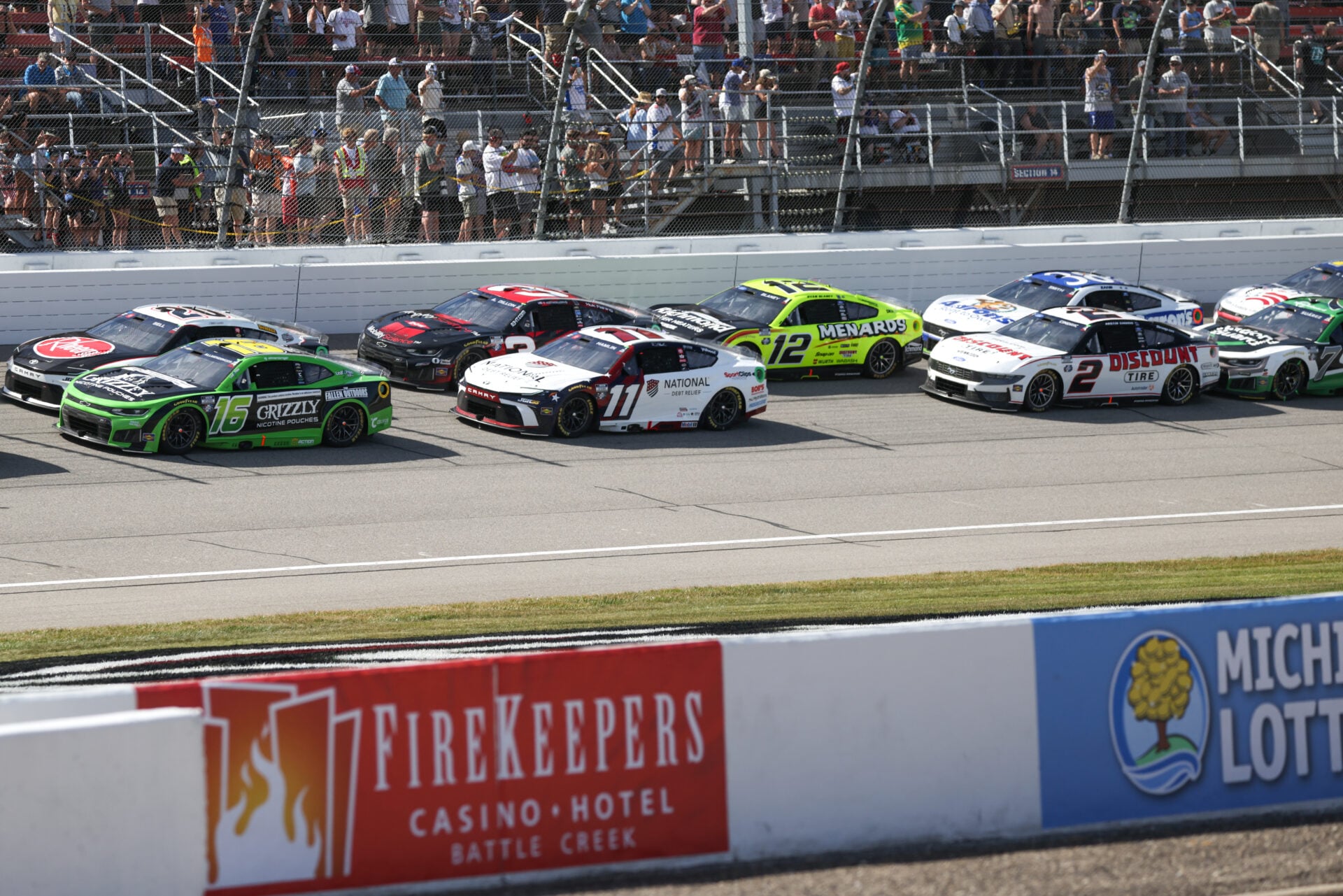 NASCAR Cup Series FireKeepers Casino 400: Full results as Denny Hamlin ...