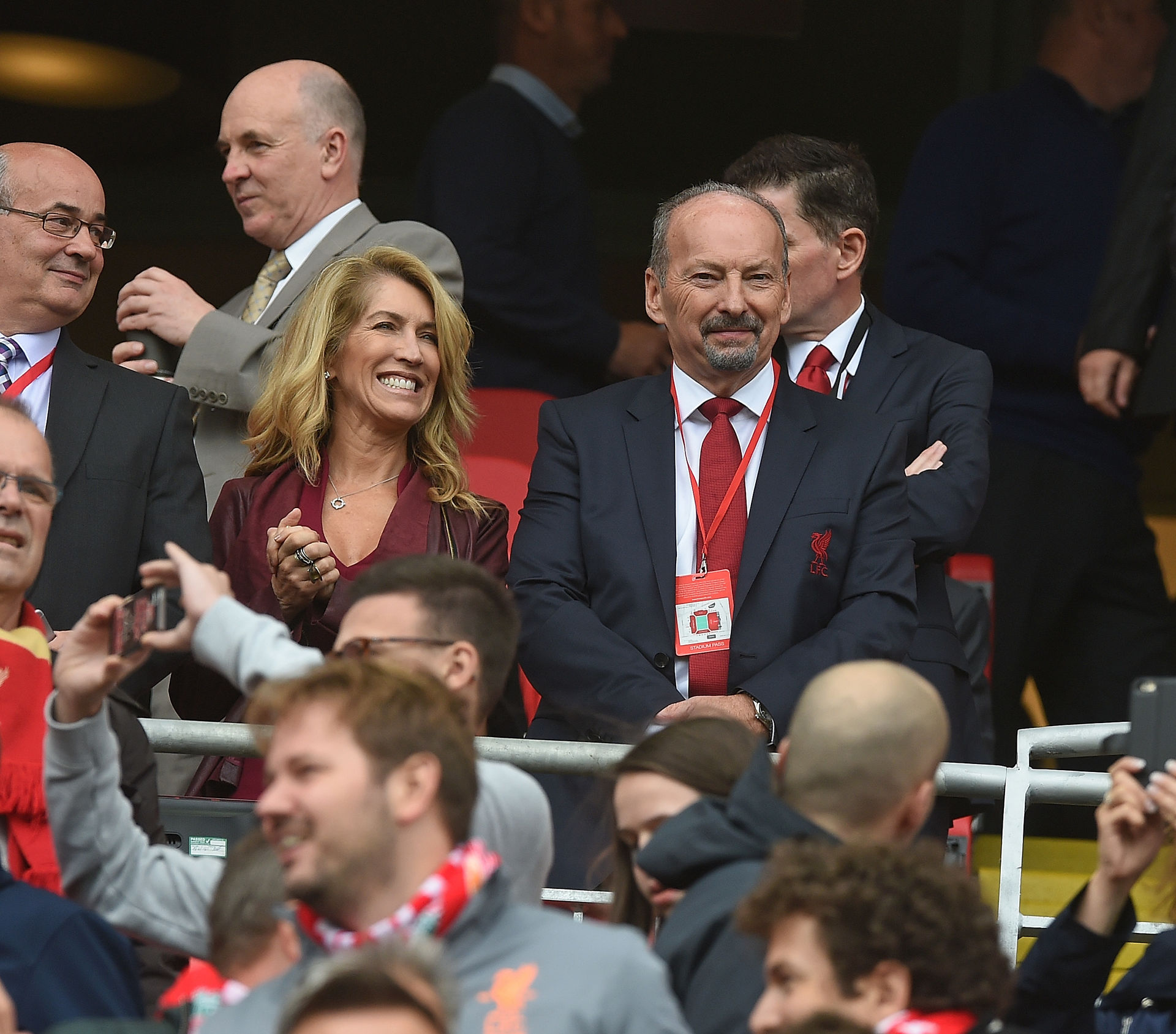 Peter Moore and Linda Pizzuti Henry send messages to Liverpool fans