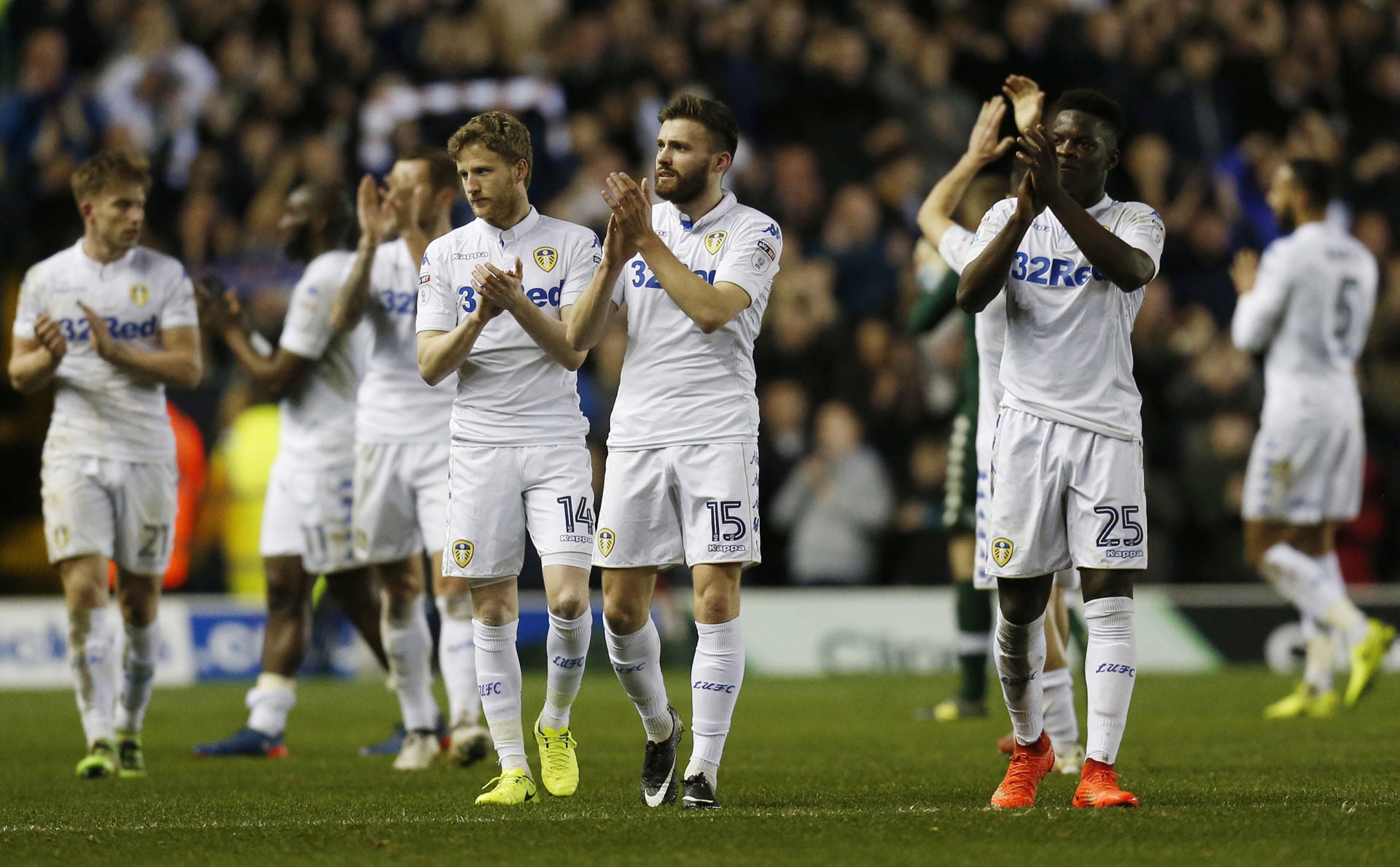 Photos: Leeds United players and fans celebrate